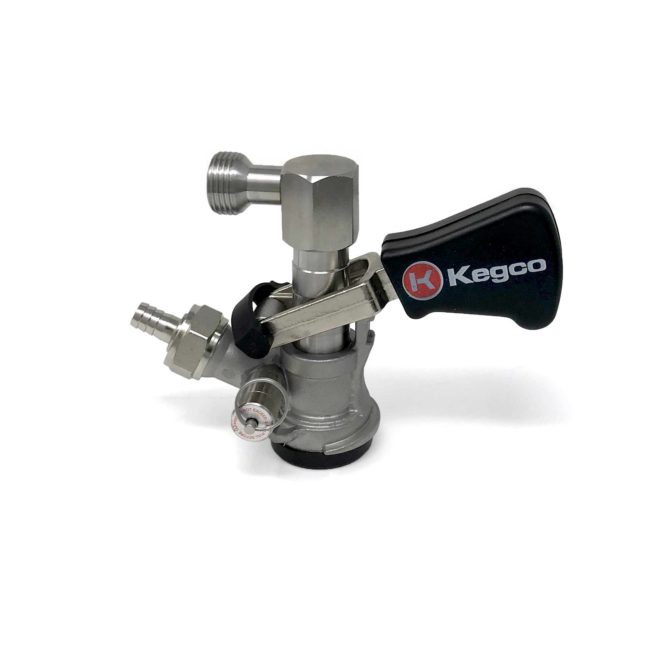 Beer Line Elbow Coupler Fitting - Low Profile Out | BeverageFactory.com