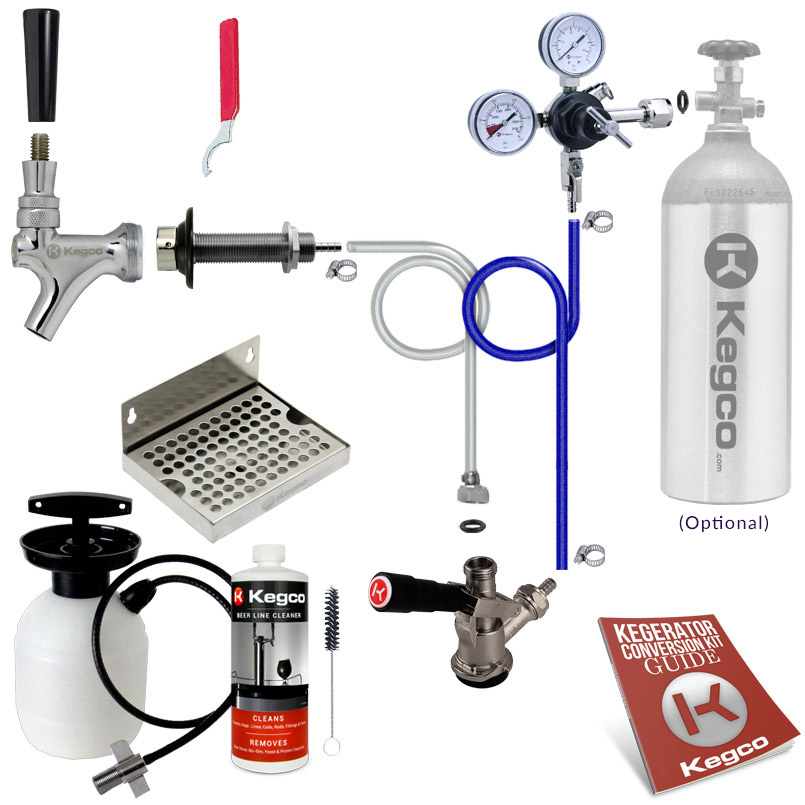 Kegco Ultimate Door Mount Kegerator Keg Tap Conversion Kit ...