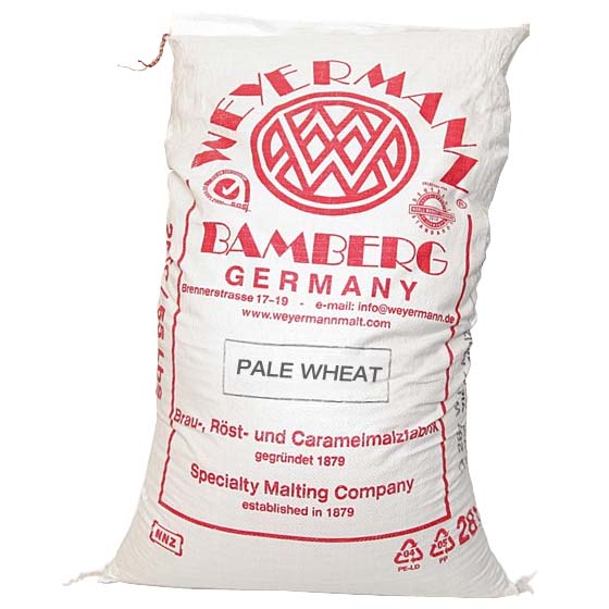 BSG WEY1005 Weyermann Pale Wheat Whole Grain - 55 lb | BeverageFactory.com