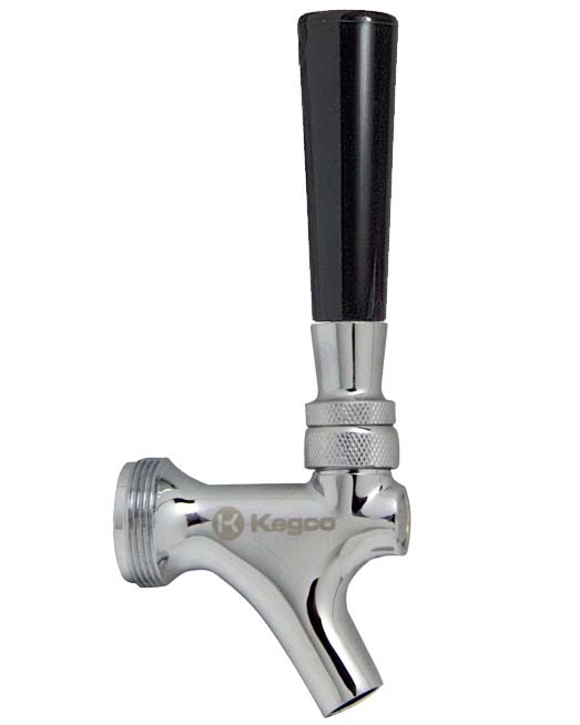 Chrome Beer Faucet with Brass Lever | BeverageFactory.com