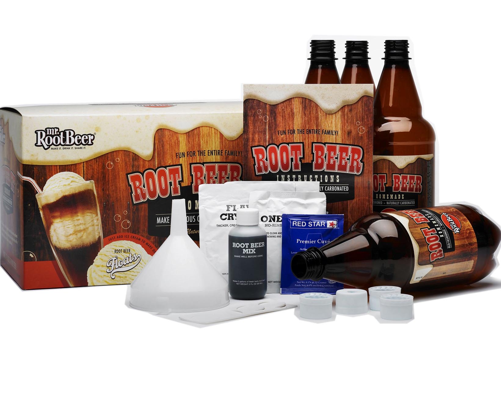 Mr. Beer Mr. Rootbeer Home Root Beer Kit | BeverageFactory.com