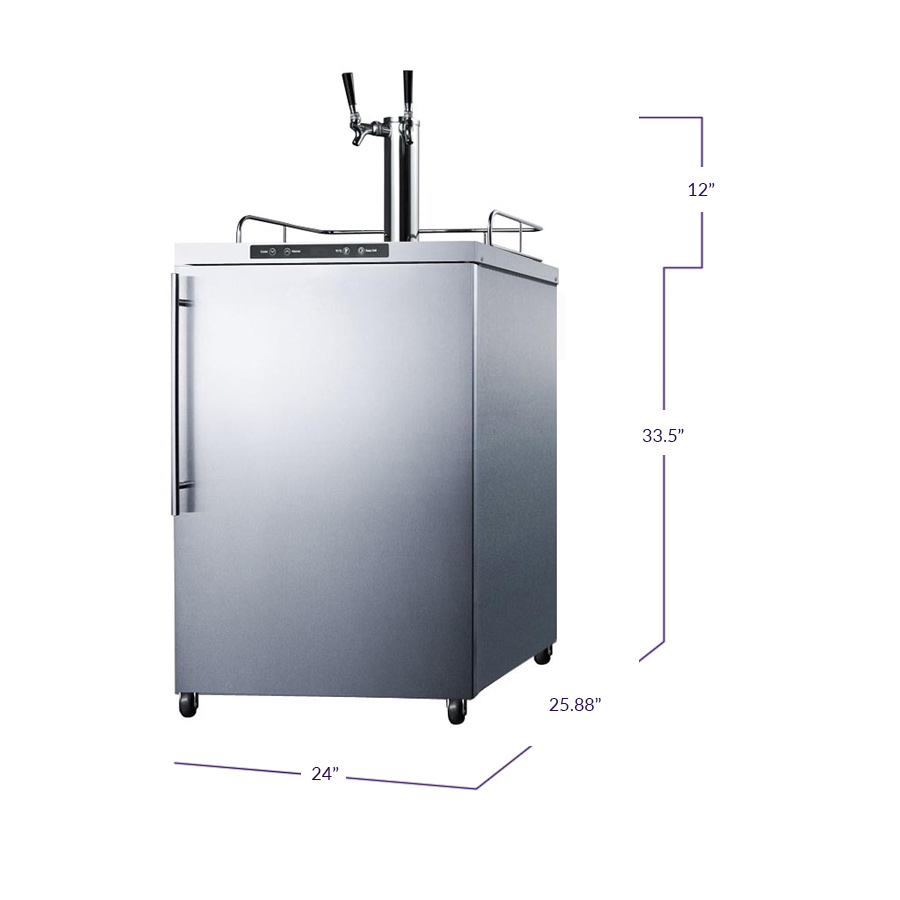 Directdraw Kegerator Dimensions