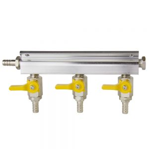 Photo of Three-Way Kegerator Beer Gas / Air Distributor