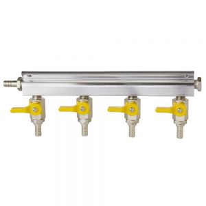 Photo of Four-Way Kegerator Beer Gas / Air Distributor