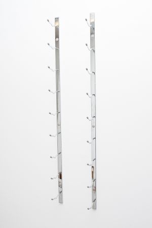 Photo of 9 Magnum / Champagne Bottle Wine Rack - Chrome Luxe Finish