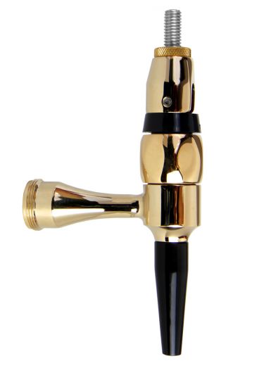 Guinness® Dispensing Stout Beer Faucet - Brass-Plated Stainless Steel ...
