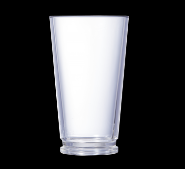 GSDraft ReverseTap 16 oz. Non-Branded Reusable Glass Cups - Quantity 6 ...