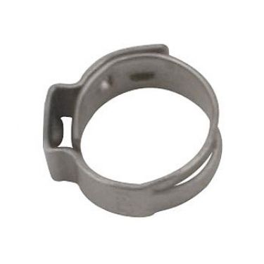 Beer Line Clamp Stepless 1/4" Stainless Steel | BeverageFactory.com
