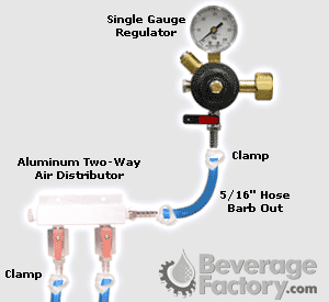 Aluminum Two-Way Air Distributor